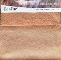 China Stain Repellent 100% Polyester Customized Particles Lamb Wool Coat for Women's Fabric for sale