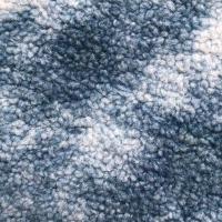 China Soft and Durable 380gsm Mixed Color Lamb Fur Fabric for Clothing Garments for sale