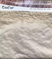 China 100% Polyester Plush Fabric Knitted 320gsm 58/60