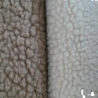 China 2023 Mid to end Factories Order Polyester Particle Lamb Wool for Lining in Luxury Style for sale