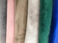 China Comfortable Knitted Backing Technics 100% Polyester Faux Fur Fashion Short Fur Fabric for sale