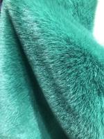 China Comfortable Knitted Backing Technics 100% Polyester Faux Fur Fashion Short Fur Fabric for sale