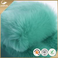China Comfortable Knitted Backing Technics 100% Polyester Faux Fur Fashion Short Fur Fabric for sale