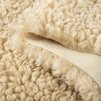 China Pattern Plush Customize Printing Solid Color Faux Teddy Fabric for Winter Coats Making for sale