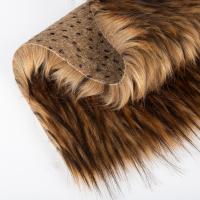 China Front Material 100% Acrylic Long Hair Artificial Animal Faux Fur Fabric for Garment for sale
