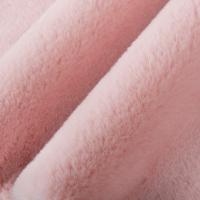 China Tricot Knitted Rabbit Fur Fabric Medium-to-High Grade for Home Textile Garment and Carpet for sale