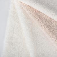 China Medium Weight Printed Polyester Faux Sherpa Fleece Lining Fabric for Jackets Recycled for sale