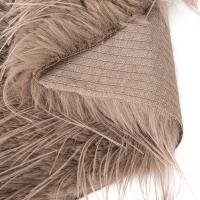 China Contact Density Density Long Hair Pile Faux Fur with 100% Polyester Back Material for sale