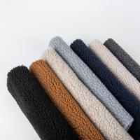 China Men's Hoodies Jacket Fabric 100% Polyester Jersey Fabric with Sherpa Fleece Lining for sale