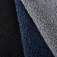 China Men's Hoodies Jacket Fabric 100% Polyester Jersey Fabric with Sherpa Fleece Lining for sale