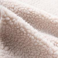 China Men's Hoodies Jacket Fabric 100% Polyester Jersey Fabric with Sherpa Fleece Lining for sale
