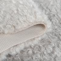 China Flannelette Circles Curly Fabric 100% Polyester Fleece Teddy for Fashionable Garment for sale