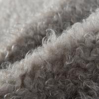 China Flannelette Circles Curly Fabric 100% Polyester Fleece Teddy for Fashionable Garment for sale