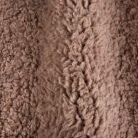 China Customizable Yarn Count 100% Polyester Sherpa Fleece Teddy Bonded Suede Knitted Fabric for sale