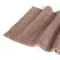 China Customizable Yarn Count 100% Polyester Sherpa Fleece Teddy Bonded Suede Knitted Fabric for sale