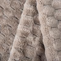 China Knitted Jacquard Rabbit Hair For Winter Clothing And Toys 100% for sale