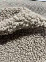 China Soft and Versatile 100% Polyester Solid Color Knitted Teddy Fleece Fabric for Garment for sale
