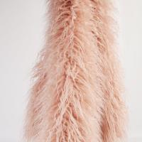 China Customize Color Long Pile Artificial Mongolian Fur Fabric in Plain Style from PANTONE for sale