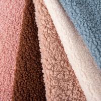 China Polyester Sofa Fabric Teddy Fur Fabric for Toys and Clothing Any color can be supplied for sale