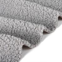 China Soft and Cozy 100% Polyester Solid Color Sherpa Fleece Fabric for Fashional Jackets for sale