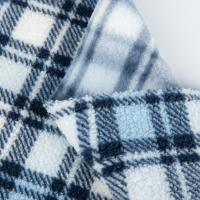 China 100% Polyester Textile Sherpa Fleece Fabric for Garment Hard Sherpa Printed Design for sale