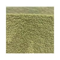 China Wind Proof 100% Polyester Knitted Fabric for 2023 Design Sofa Home Textile Teddy Fabric for sale
