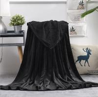 China Soft Flannel Fleece Baby Blanket Small Size Plush Pile 5-8mm Anti-Static Ready to Ship for sale