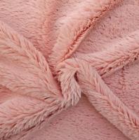 China 20mm Pile Length Tricot Knitted Solid Color PV Plush Fabric for Soft Toys and Blankets for sale