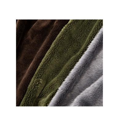 China Soft Sherpa Fleece Short Fur Fabric for Toy/Coat 100% Polyester Breathable Yarn Count No for sale
