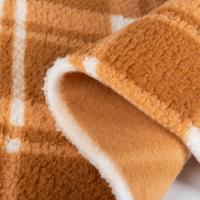 China Printed 100% Polyester Textile Sherpa Fleece Fabric For Garment In TWILL Style for sale