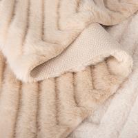 China Knitted Faux Fur Fabric for Garments Soft Cut Pile 100% Polyester Faux Fake Faux Faux for sale