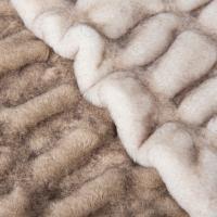 China Colorful Polyester Faux Rabbit Fur Fabric for Bed Sheet Set Heavyweight Knitted Fabric for sale