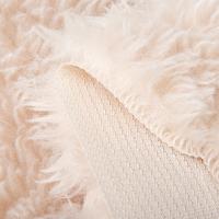China Garment Solid Dyeing Short Pile Acrylic Rabbit Fur Fabric 100% Acrylic Front Material for sale