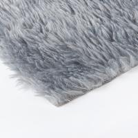 China Garment Solid Dyeing Short Pile Acrylic Rabbit Fur Fabric 100% Acrylic Front Material for sale