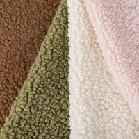 China Fashional Plush Fabric 300gsm Sample Free for 100% Recycled Polyester Sherpa Teddy Fabric for sale