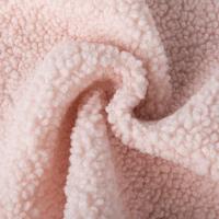 China Fashional Plush Fabric 300gsm Sample Free for 100% Recycled Polyester Sherpa Teddy Fabric for sale