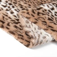 China Printed Faux Rabbit Fur Curtain Fabric for Coat Scarf Shoes Bag Blanket 100D Yarn Count for sale