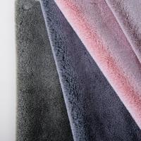 China Medium Weight Faux Rabbit Fur Fabric in Any PANTONE Color for Garments Scarf Blankets for sale