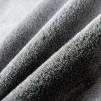 China Medium Weight Faux Rabbit Fur Fabric in Any PANTONE Color for Garments Scarf Blankets for sale
