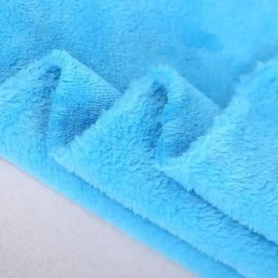 China Customizable Density Flannel Fleece Fabric for Pajamas Made from Recycled Polyester for sale
