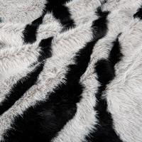 China Plush Women's Coat Fabric Long Fair Fur Jacquard Faux Fur for Artificial Density Contact for sale