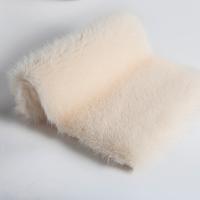 China Soft 100% Polyester Faux Rabbit Fur Fabric for Winter Ponchos and Ladies Pullovers for sale