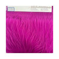 China Plush Long Pile Faux Fur Collar with and Knitted Backing Technics for sale