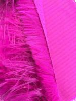 China Plush Long Pile Faux Fur Collar with and Knitted Backing Technics for sale