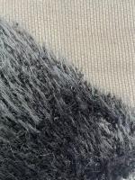 China Long Pile Faux Fur Fabric with Tip-Dyed Pattern and 1200gsm for sale