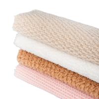 China 100% Polyester Soft Knitted Plush Fleece Shu Velveteen Mirco Sherpa Fabric Lightweight for sale