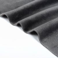 China Women's Velvet Blazer Knitted Stretch Velvet Spandex Fabric 220GSM in Customized Color for sale