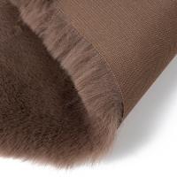 China Polyester Long Pile Faux Fur Trim Fabric for Super Soft Faux Rabbit Fur Look and Feel for sale