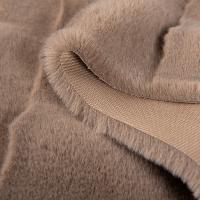 China Polyester Long Pile Faux Fur Trim Fabric for Super Soft Faux Rabbit Fur Look and Feel for sale