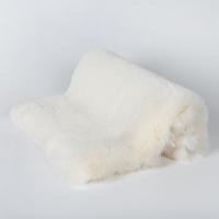 China Polyester Long Pile Faux Fur Trim Fabric for Super Soft Faux Rabbit Fur Look and Feel for sale